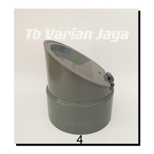 Jual Backflow Valve PVC Rucika 4” inch Tutup Dop Saluran Pipa Bak ...