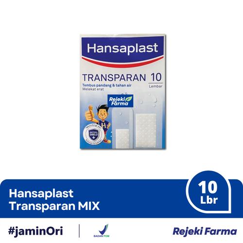 Jual Hansaplast Transparant 10 Lembar Pc - Plaster Hansaplas Transparan ...