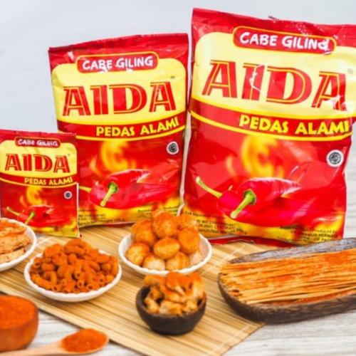 Jual bubuk cabe giling aida 500gr/bumbu cabai aida pedas alami ...