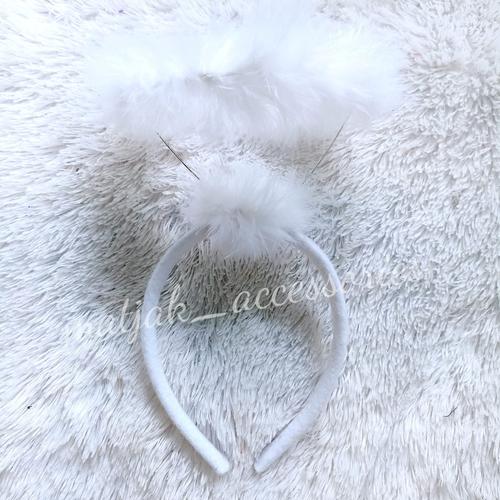 Jual Halloween Bando Angel Putih Hitam Bando Malaikat - Putih - Kab ...