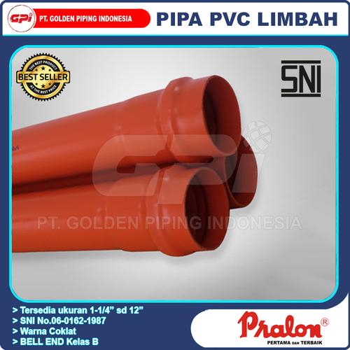 Jual Pipa PVC Limbah SDR-41 ND. 2" sd 12" Merk Pralon, HARGA PER ...