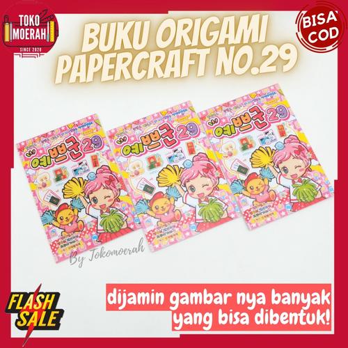 Jual BUKU ORIGAMI KOREA PAPERCRAFT NO 29 PAPERCRAFT LUCU UNIK MURAH COD ...