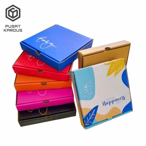 Jual Kardus Box 21x21x4 cm LD Box Custom Kardus Pizza Karton Polos ...