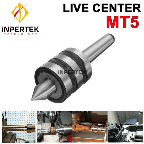 Promo Live Center MT5 Centering JIG Morse Taper MT 5 Mesin Bubut Putar ...