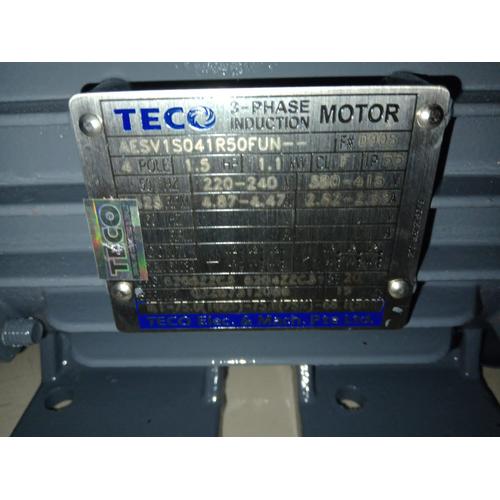 Jual Induction motor TECO 3 phase (Foot) 4pole 1.5HP - Kota Bandung ...