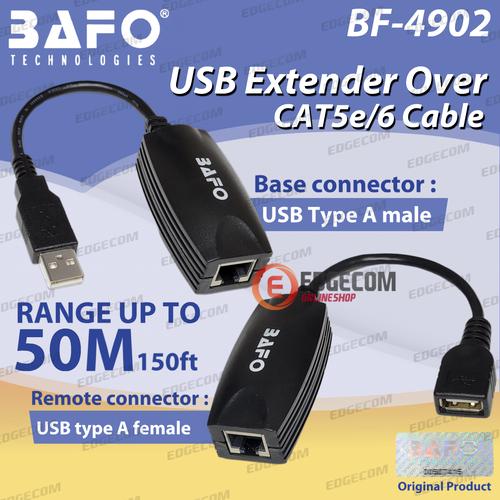 Jual USB Extender / Extension Via UTP Cat5e/Cat6 up to 50Meter BF-4902 ...