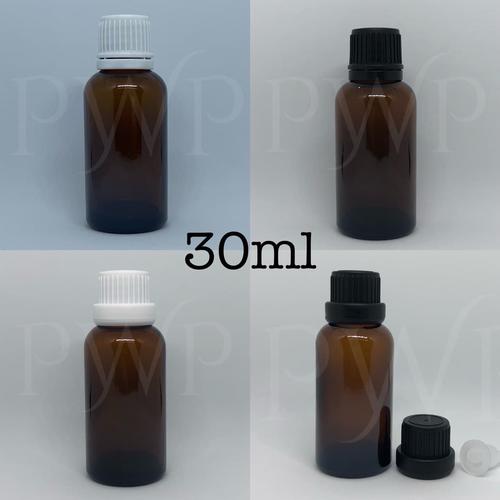 Jual Botol Kaca Amber 30ml / Botol Essential Oil 30ml ( Instant Kurir ...