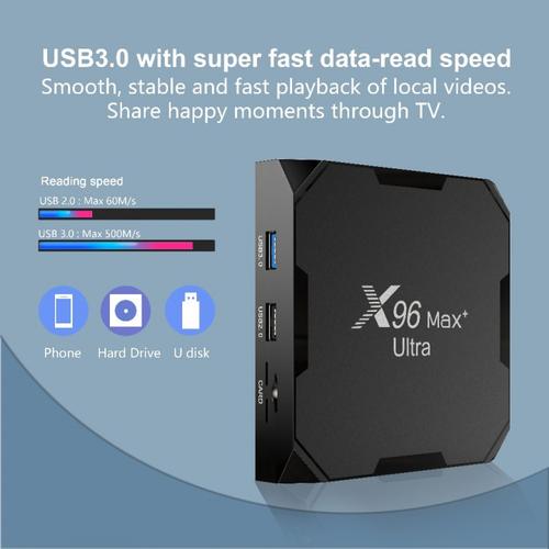 Jual X96 MAX PLUS ULTRA - Android OS Smart TV Box 8K UHD - RAM 4GB ROM ...