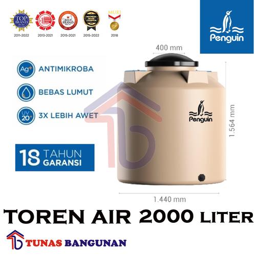 Jual Toren Torn Tandon Tangki Air PENGUIN 2000 Liter PINGUIN - Kota ...