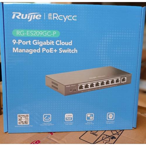 Jual Ruijie Reyee RG-ES209GC-P 9-Port Gigabit Smart POE Switch - Kab ...