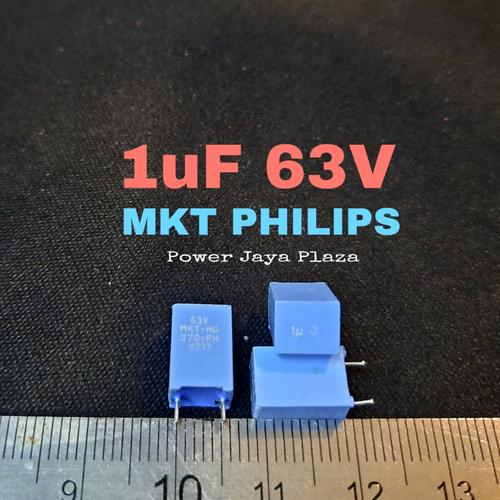 Jual 1uF63V 1uF 63V MKT ori Philips asli Audiophile Capacitor - Kota ...