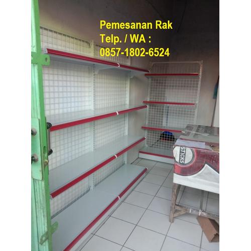 Jual Rak Single Starter / Rak Wall Gondola / Rak Mini Market / Rak Toko ...