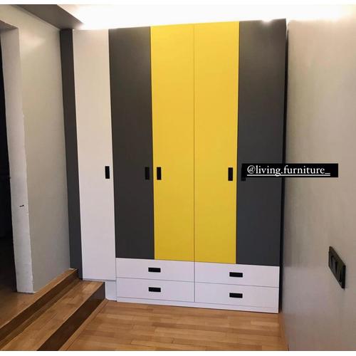 Jual lemari baju minimalis hpl / almari baju anak solid hpl plywood ...