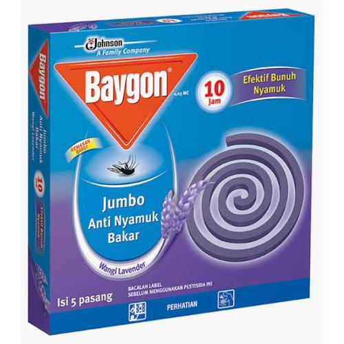 Jual OBAT NYAMUK BAKAR BAYGON COIL JUMBO 10 JAM 150 GR ANTI DEMAM ...