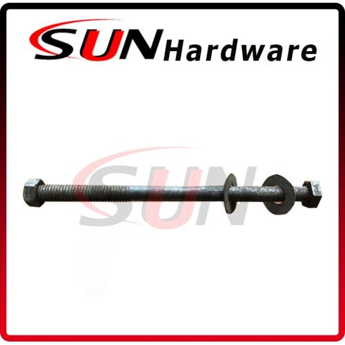 Jual Baut Baja Mur Hitam 15 20 25 30 cm Balok Kanopi Tembok Kayu ...