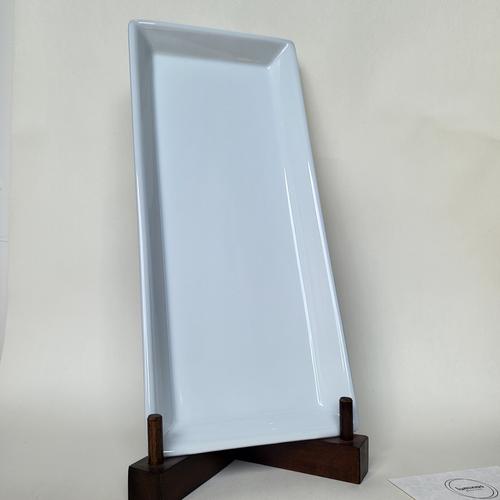 Jual Rectangular Plate / Piring Saji Sandwich Tray Putih ZEN 33 - Kab ...