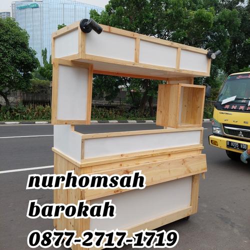 Jual gerobak murah /gerobak kayu jati belanda/gerobak kayu/gerobak ...