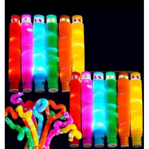 Jual Promo Mainan Anak Light Up Pop Pipes/Mainan Pop Tube LED Viral ...
