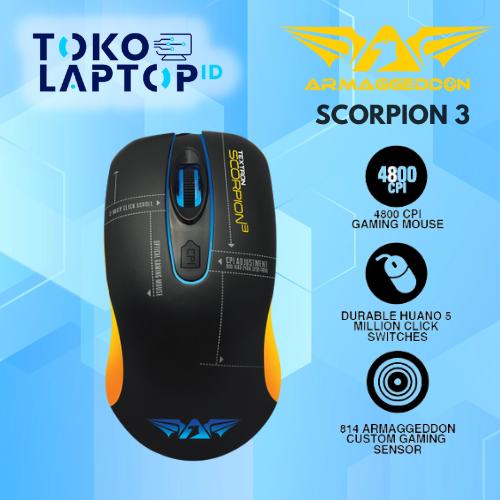 Jual Armaggeddon Scorpion 3 Wired Gaming Mouse - Jakarta Utara ...