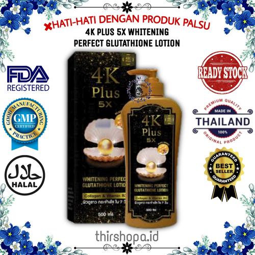 Jual (READY&ORI) 4K PLUS 5X WHITENING PERFECT GLUTATHIONE BODY LOTION ...