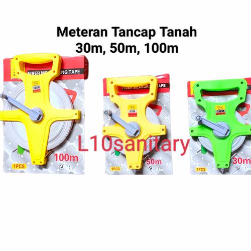 Jual Meteran TANCAP / Meteran TANAH/ Meteran ROL /Meteran PANJANG 30 50 ...