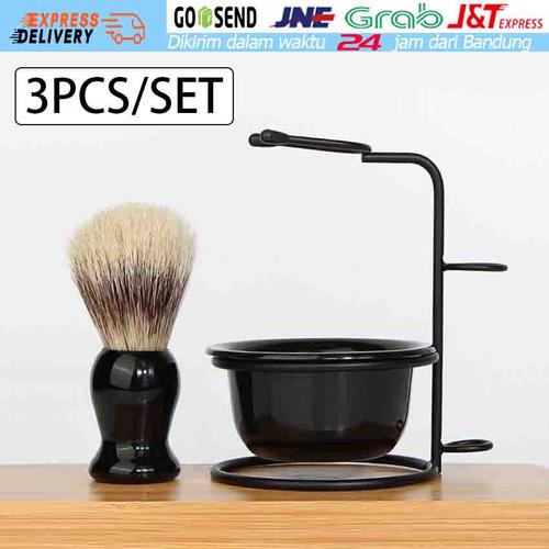 Jual Peralatan Cukur Kuas Sabun Kuas Pangkas Kuas Barber Shaving Stand ...