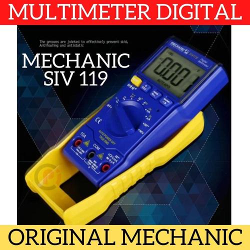Jual MECHANIC SIV 119 Multimeter Digital Tester Listrik AC DC AVO Meter ...