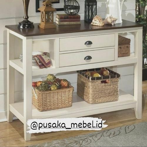 Jual meja konsul minimalis, meja konsul laci kayu, meja konsul duco ...