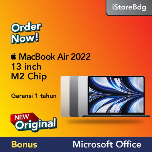 Promo MacBook Air M2 Chip 2022 13 inch 8GB / 256GB Garansi Resmi iBox ...