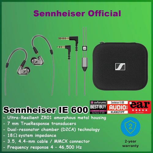 Promo Sennheiser IE 600 IE600 Audiophile in-Ear Monitors Headphone ...
