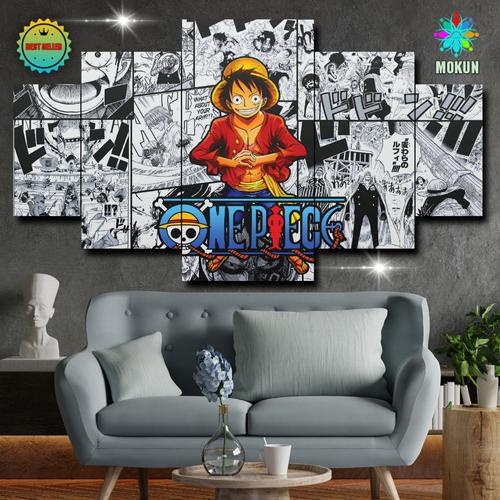 Jual Hiasan Dinding Poster Kayu Sambung One Piece - Luffy - Luffy Manga ...