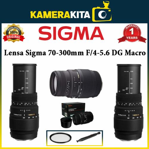 Jual LENSA SIGMA 70-300MM F4-5.6 DG MARCO / SIGMA 70-300MM F/4-5.6 DG ...
