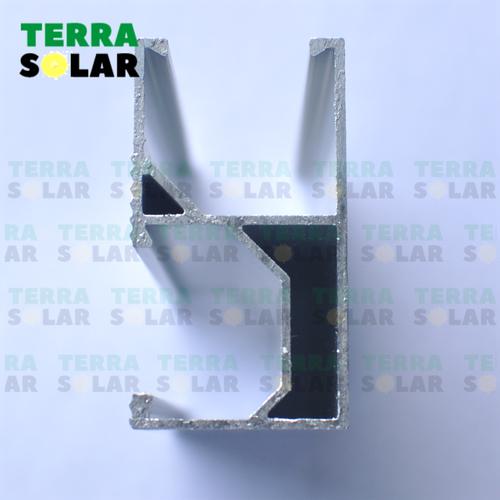 Jual Mounting Rail Solar Panel Surya Braket PV Module Aluminium Tebal ...