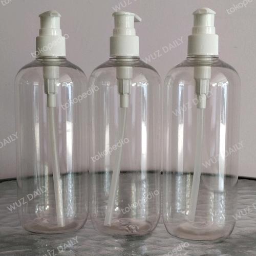 Jual Botol plastik bening PUMP 500ml botol handsoap handsanitizer 500 ml - Kota Bandung - WUZ ...