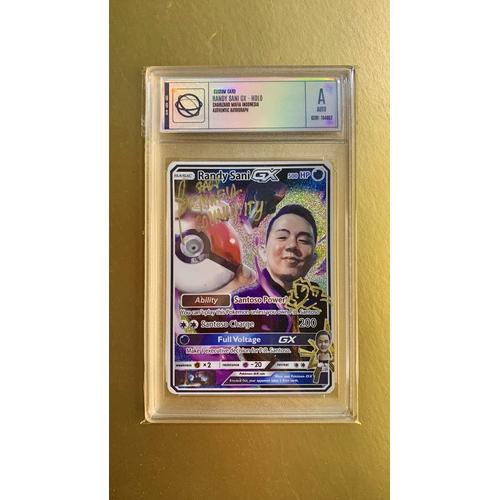 Jual CUSTOM randy sani Pokemon UNIVERSAL Grading AUTOGRAPH Charizard ...