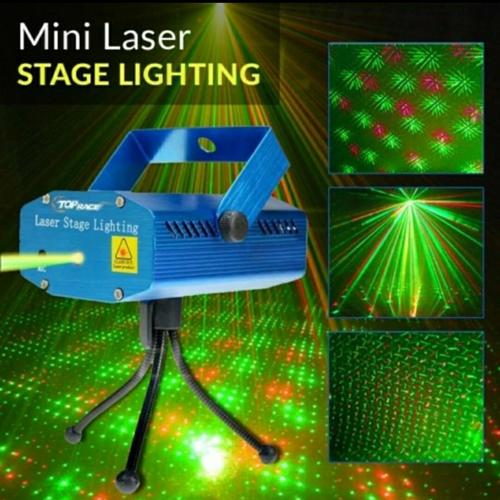 Jual Laser MINi Stage Lighting Lampu Sensor Music Disco Lampu Varian ...