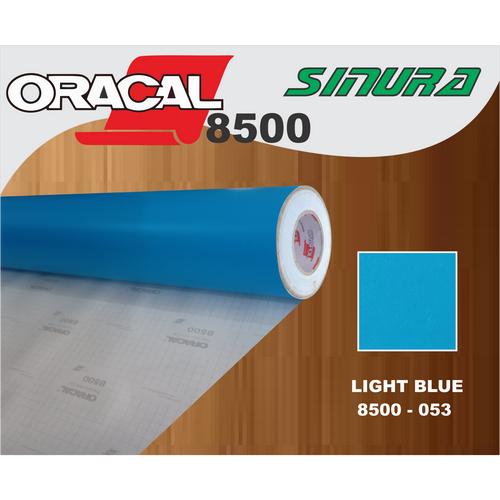 Jual Sticker Oracal Seri 8500-053 LIGHT BLUE // STICKER UNTUK NEONBOX ...