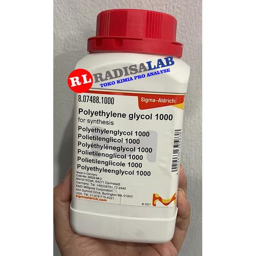 Jual POLYETHYLENE GLYCOL 1000 FOR SYNTHESIS 1 Kg / MERCK 8.07488.1000 ...