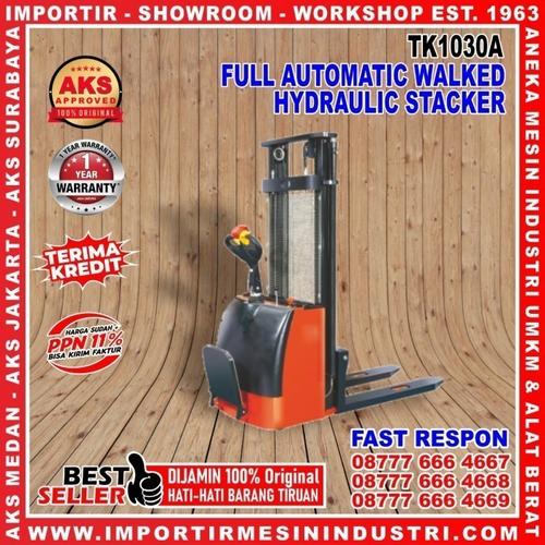 Jual Mesin Angkat Barang 1 Ton 3 m - Full Automatic Hydraulic Stacker ...