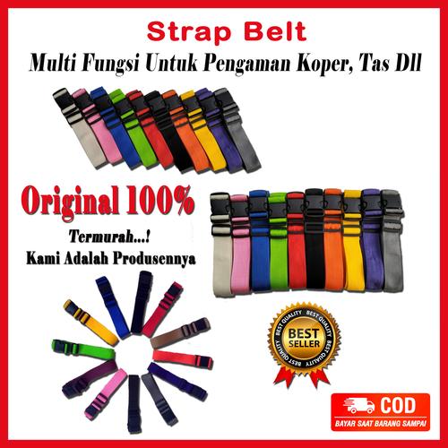Jual Tali Strap Multi Fungsi Sabuk Koper Pengaman Tas Serbaguna - Hitam ...