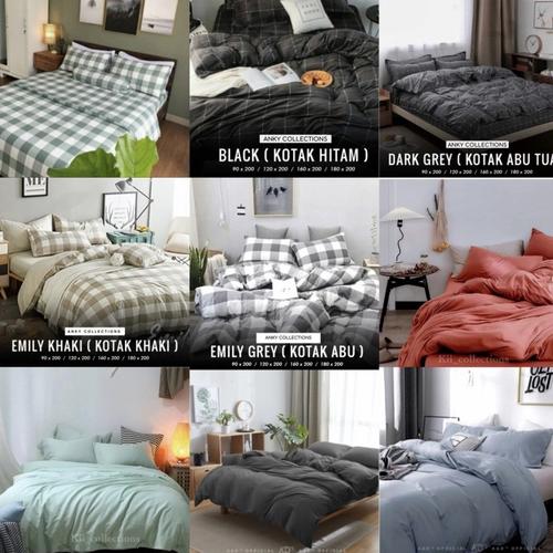 Jual SPREI POLOS / SPREI KOTAK UKURAN 90x200 / 120x200 / 160x200 ...