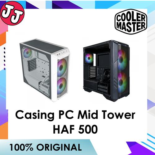 Jual Casing PC Mid Tower Cooler Master HAF 500 - Putih - Jakarta Pusat ...