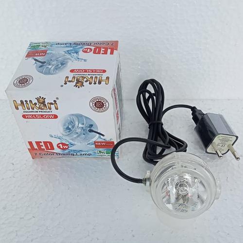 Jual Lampu aquarium HIKARI LSL LED 1 Watt celup mini bulat 7x ganti warna - Kab. Jombang ...