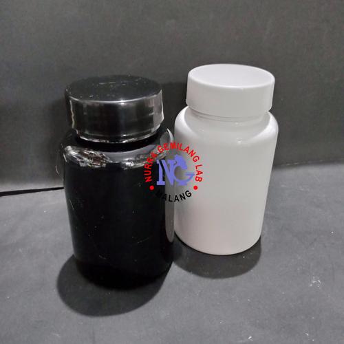 Jual Botol Kapsul Botol Obat Plastik Tutup Ulir 135ml - Putih - Kota ...