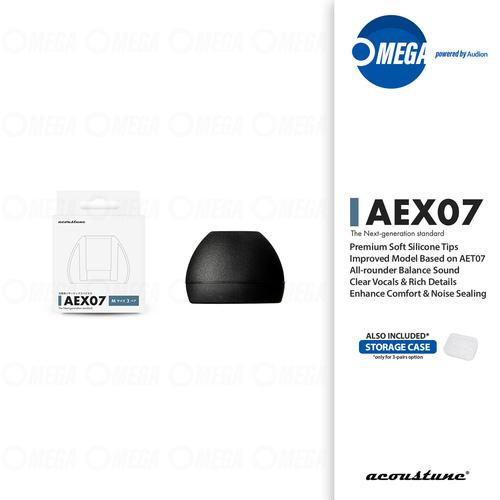 Jual ACOUSTUNE AEX07(New AET07) Premium Silicone Eartips for In-ear IEM ...
