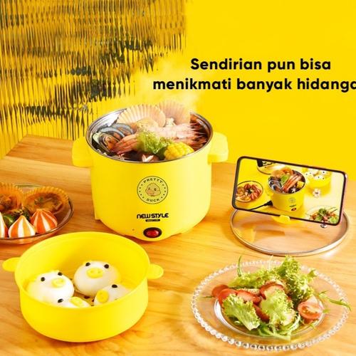 Promo Rice Cooker Megicom Mini Penanak Nasi Serbaguna 1 Liter - Type A ...