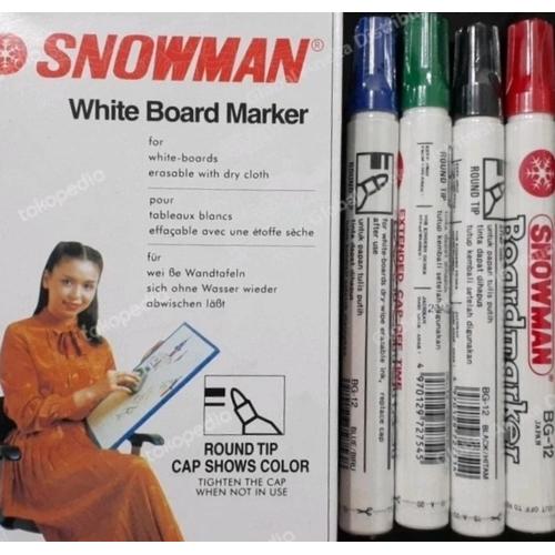 Jual Spidol Snowman Boardmaker / White Board / Non Permanent(1pcs ...