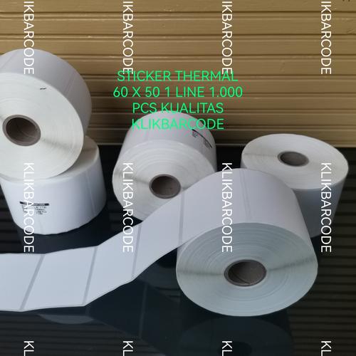 Jual LABEL THERMAL PRINTER 60 x 50 | 60x50 MM Xprinter CORE 1 " 1000 ...