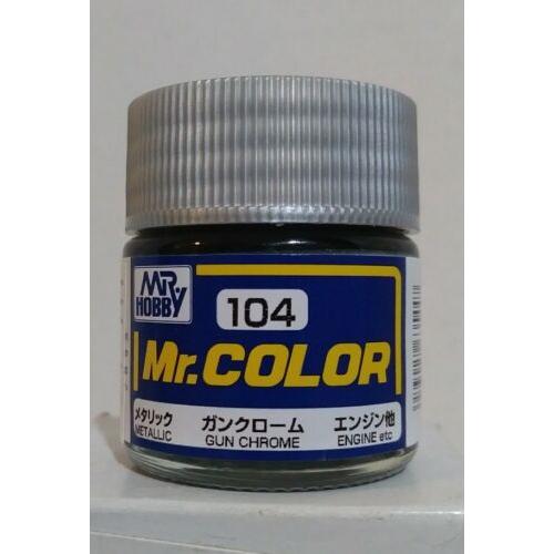 Jual Mr.Color Gun Chrome Metallic C104 cat lacquer airbrush model kit ...