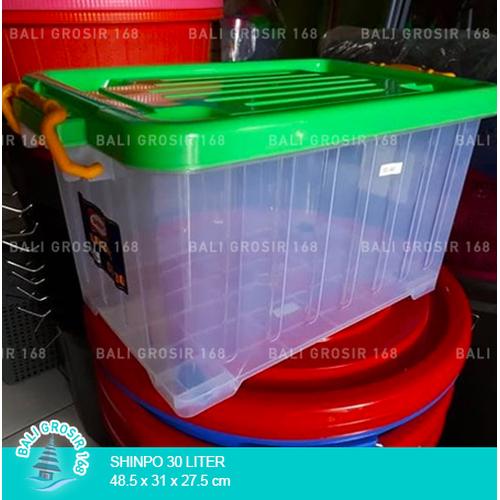 Jual Shinpo cb 30 liter box container kotak penyimpanan - random - Kota ...